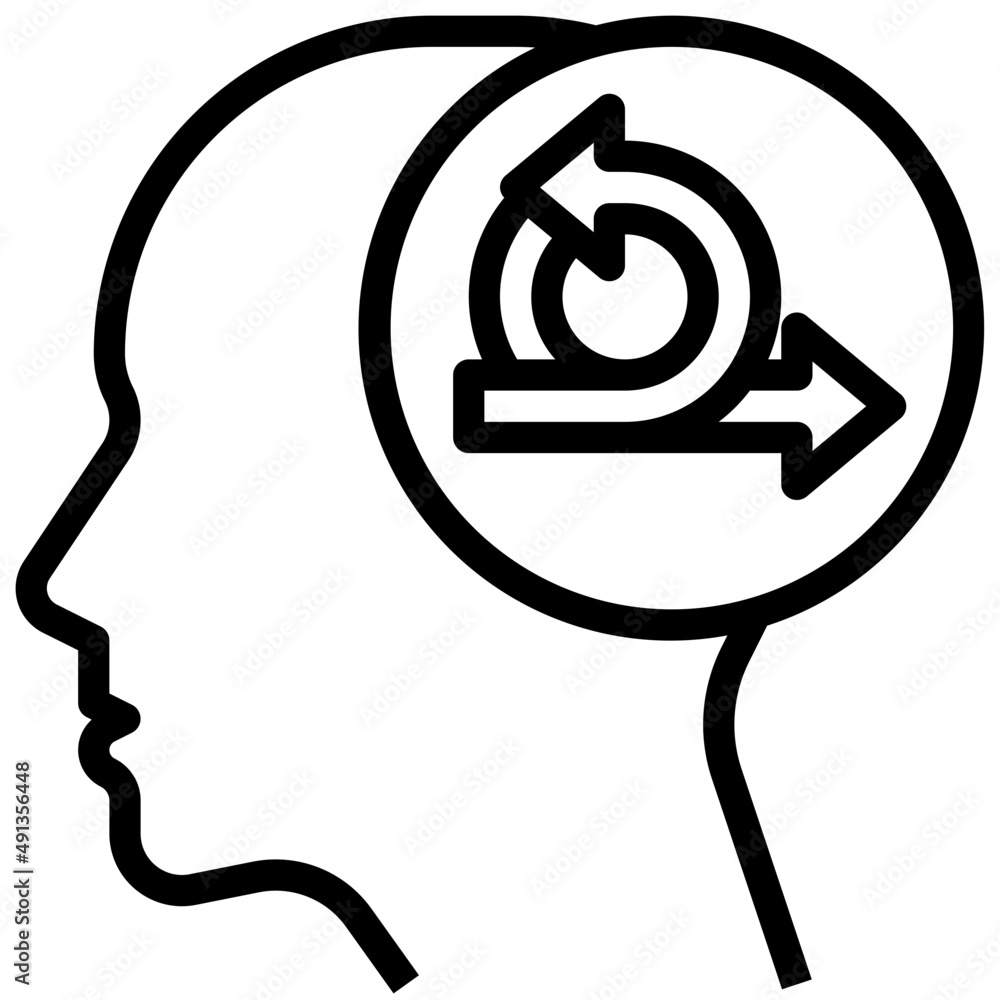 agility outline icon Stock Vector | Adobe Stock