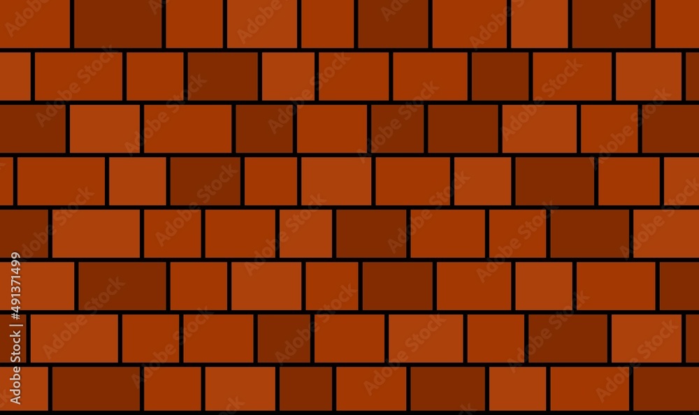 Pixel art 2D brick wall texture - Assets for Game. red concrete ...