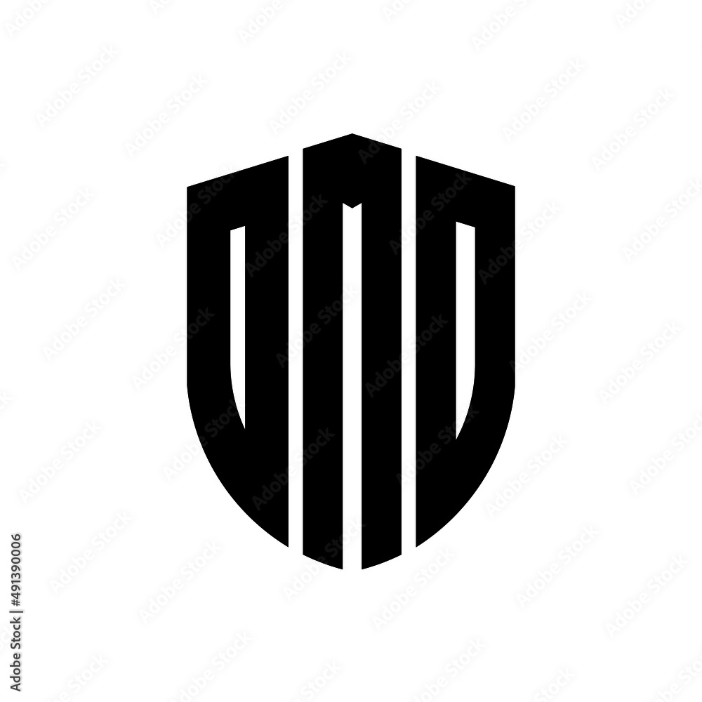 OMO letter logo design. OMO modern letter logo with black background ...