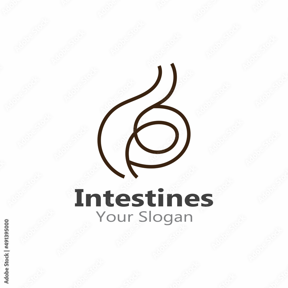Intestine human Logo Collections Intestine Organ medical Stock Vector ...