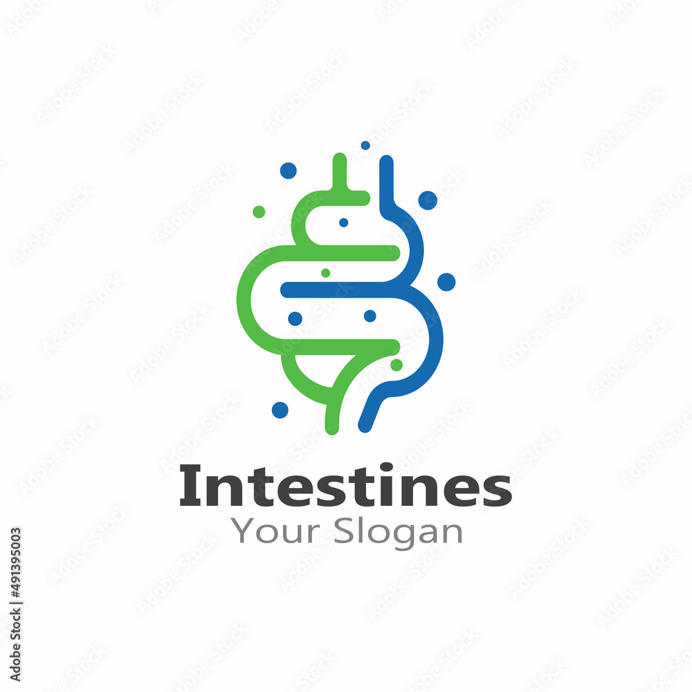 Intestine human Logo Collections Intestine Organ medical Stock Vector ...