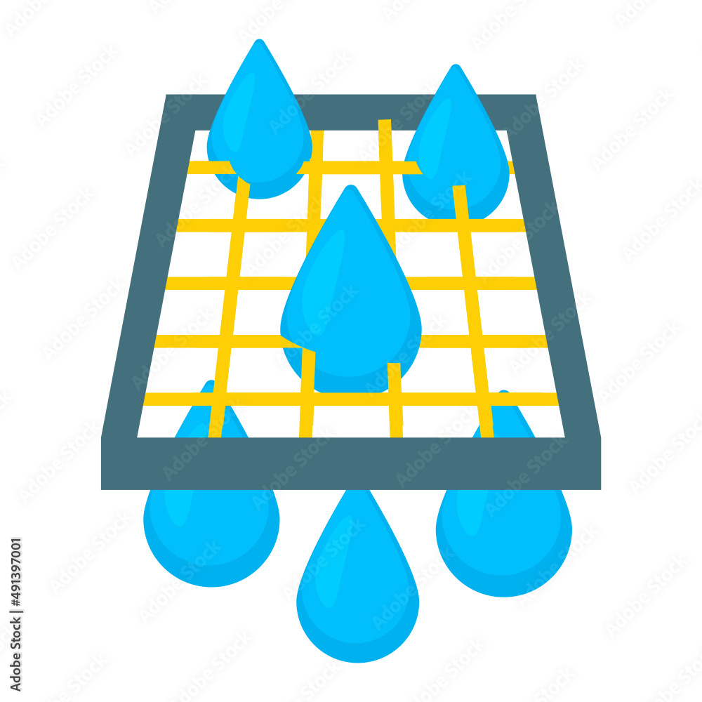 microfiltration or ultrafiltration Concept, nanofiltration vector color ...