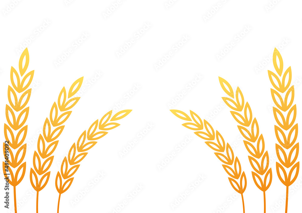 Wheat Wallpaper Vector