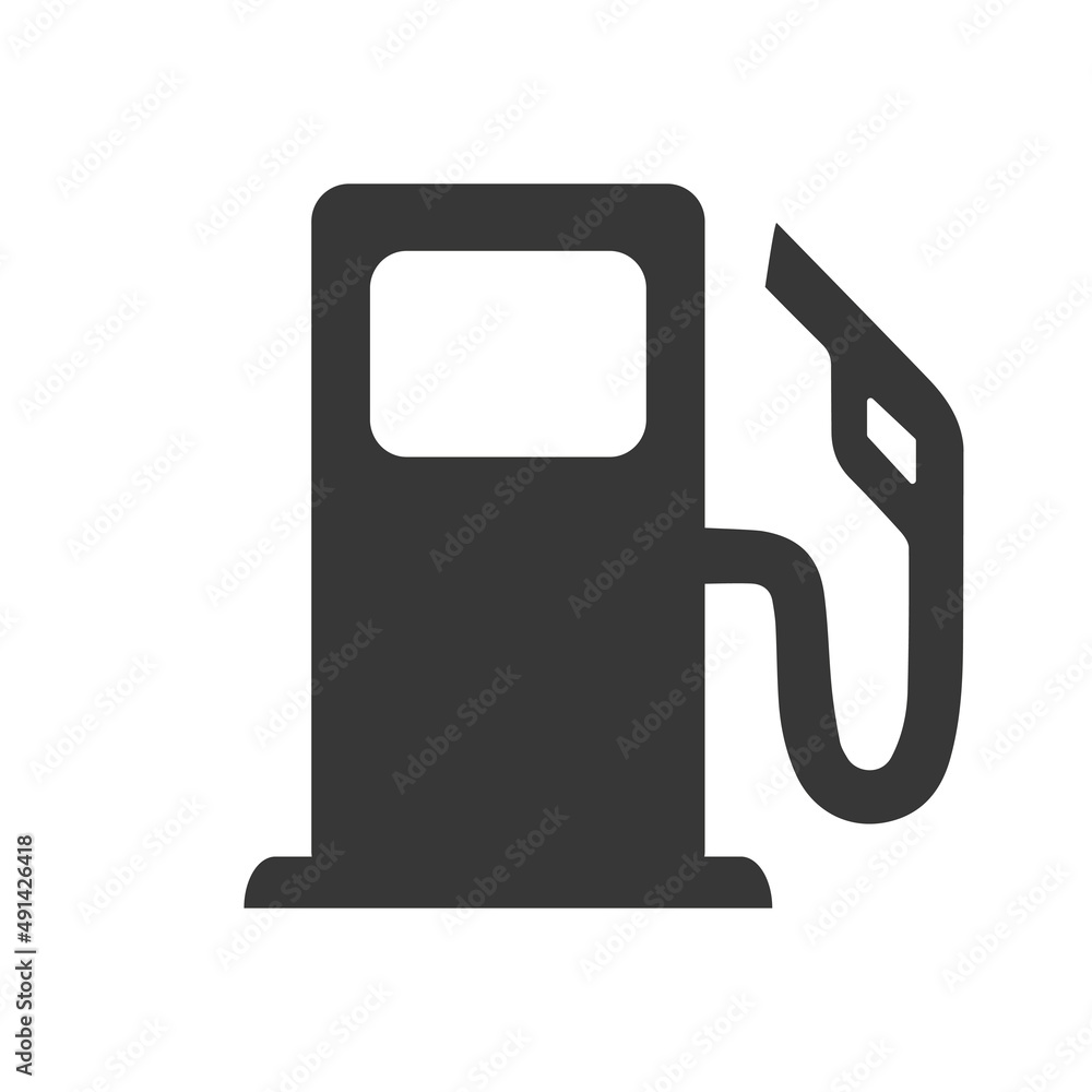 fuel dispenser - icon vector illustration Stock Vector | Adobe Stock
