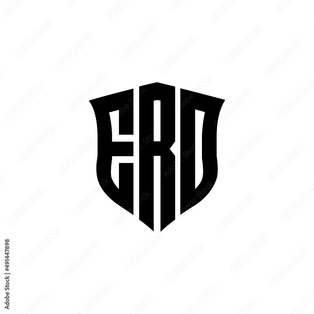 ERD letter logo design with white background in illustrator, cube logo ...