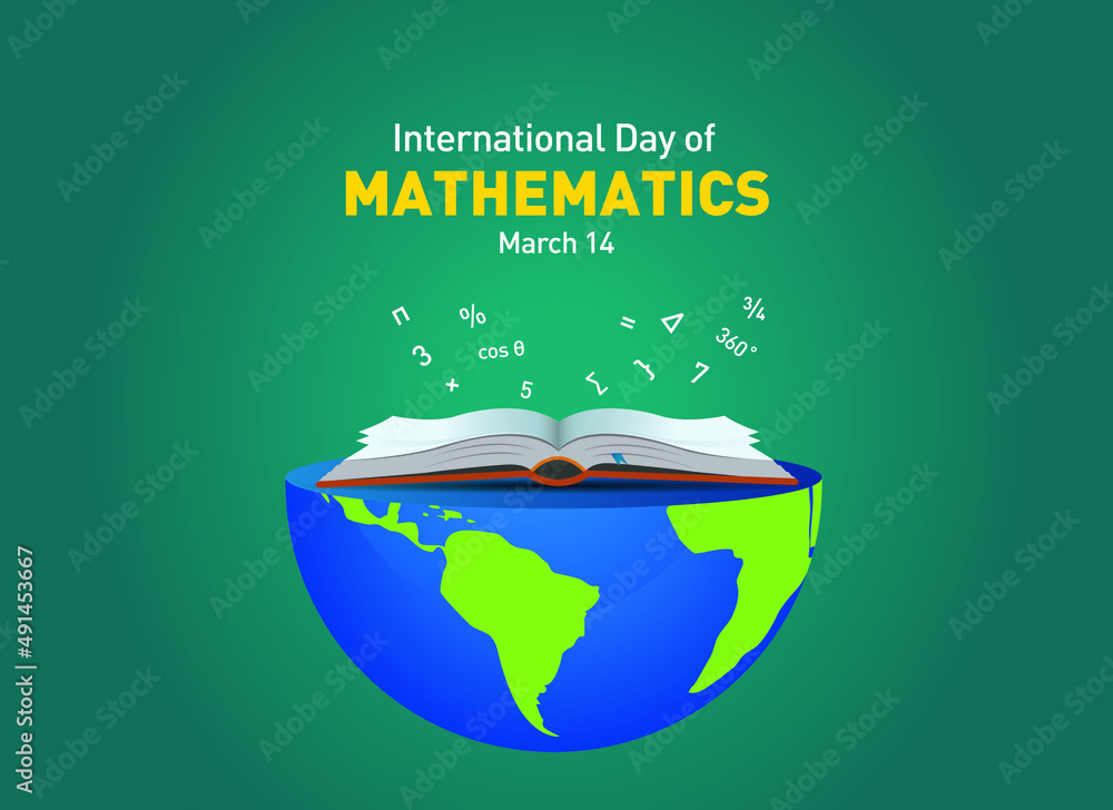 International Day of Mathematics concept vector illustration. Stock ...
