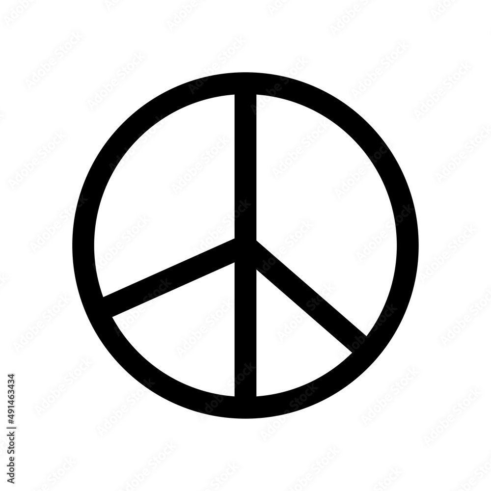 Vector, international symbol of peace Stock Vector | Adobe Stock