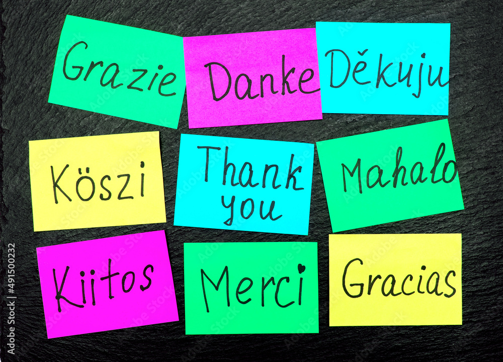 The Word Thank You In Different Languages Of The World Is Written With the-word-thank-you-in-different-languages-of-the-world-is-written-with