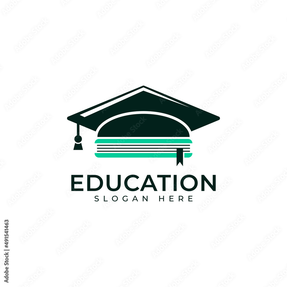 education logo, science and knowledge, smart icon, creativity vector ...