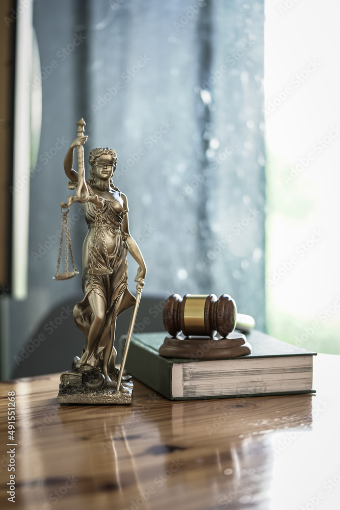 The Statue of Justice - lady justice or Iustitia / Justitia the Roman ...