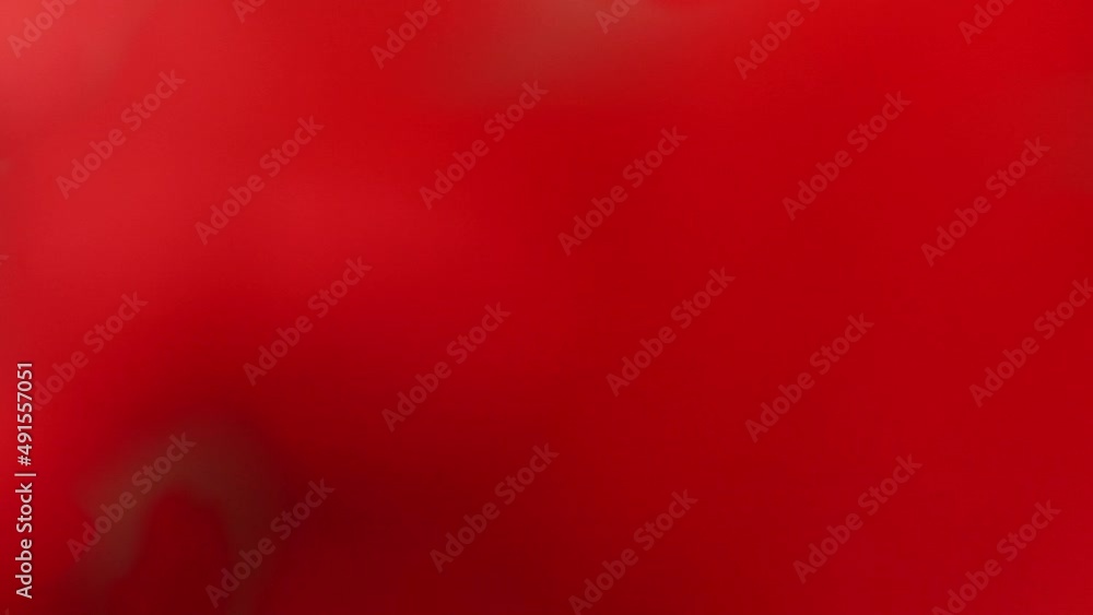 Red paper confetti hearts flying on chroma key green screen background ...