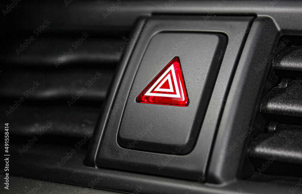 Fotografia do Stock: Emergency button & Air car control. Emergency ...