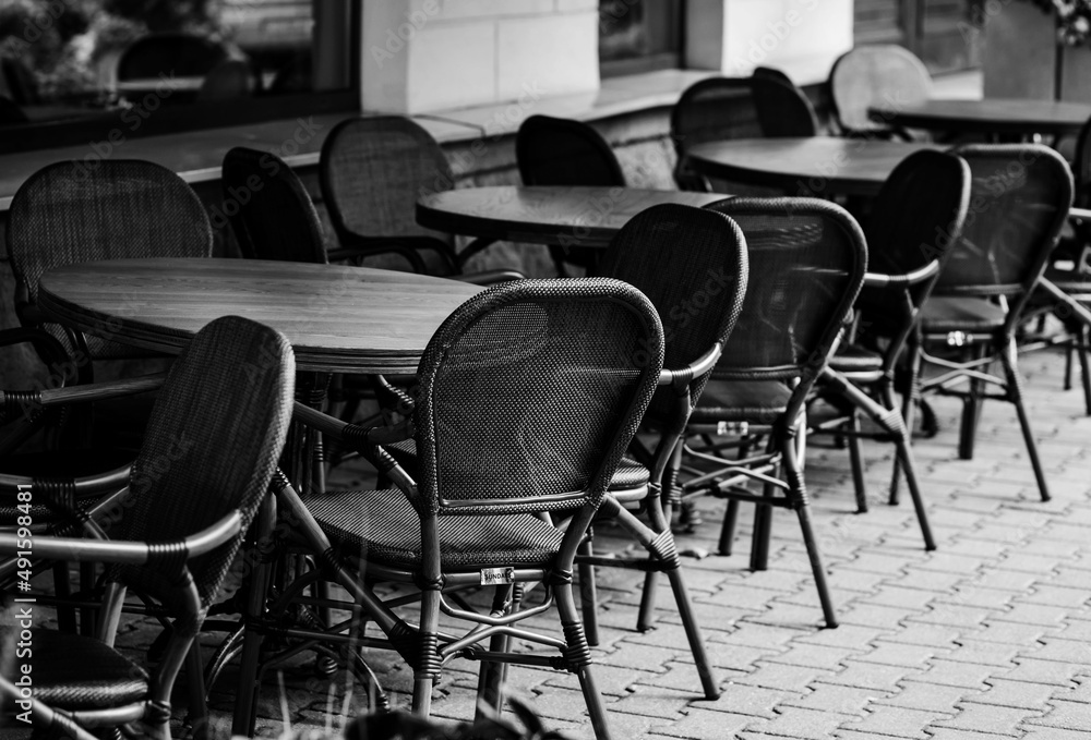 city cafe in the center Stock Photo | Adobe Stock