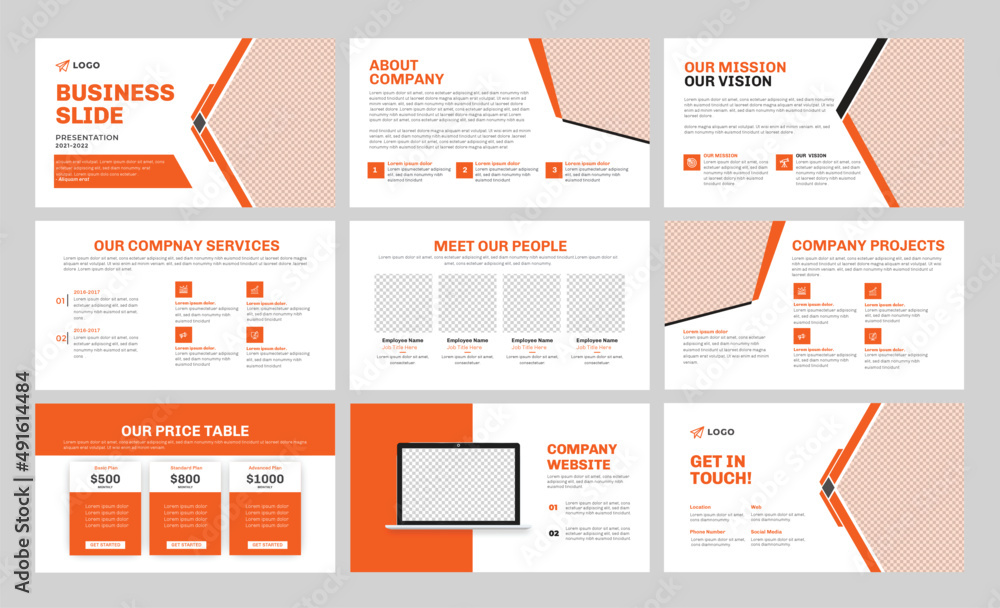 Business slide PowerPoint Presentation template Design Stock Vector ... Business slide PowerPoint Presentation template Design Stock Vector ...
