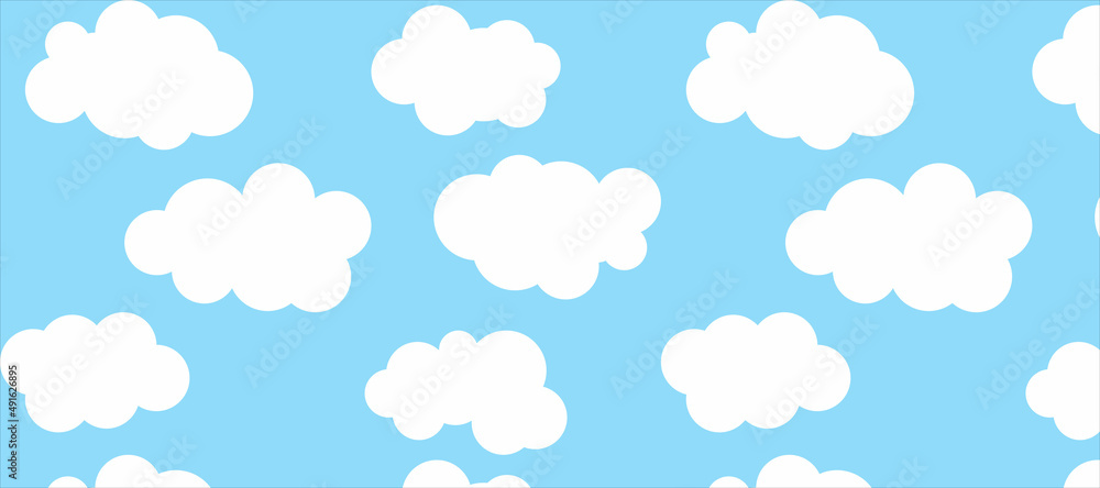 Seamless spatial pattern. Vector illustration of a celestial background ...