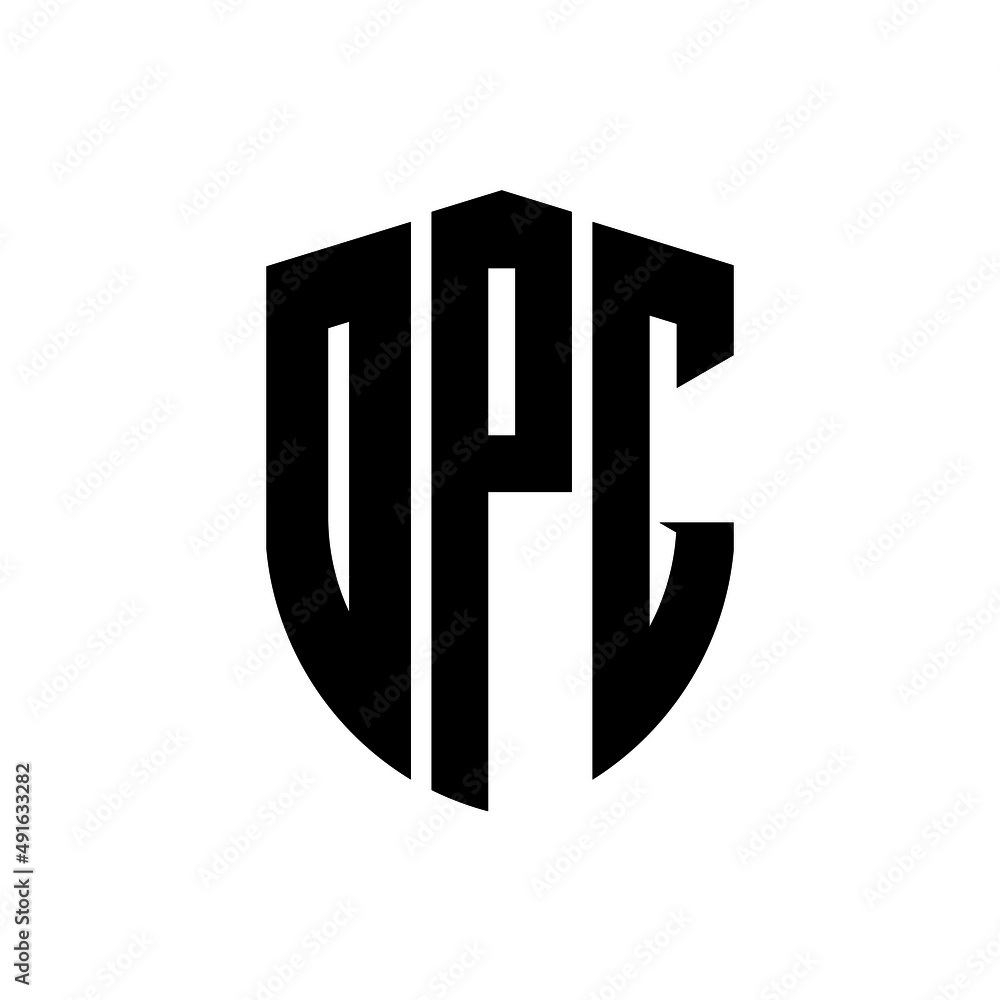 DPG letter logo design. DPG modern letter logo with black background ...