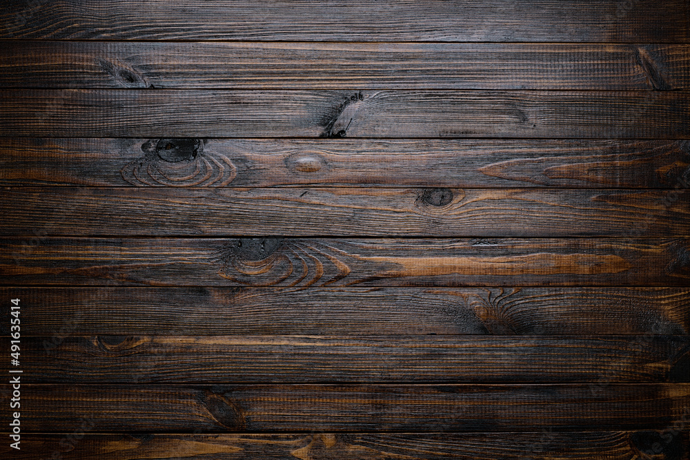 Dark wood texture. Stained wood background. Stock Photo | Adobe Stock