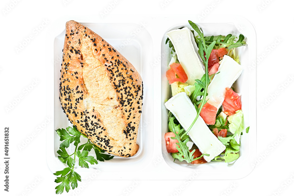 Diet box set. A healthy food and diet concept. Dietary catering ...