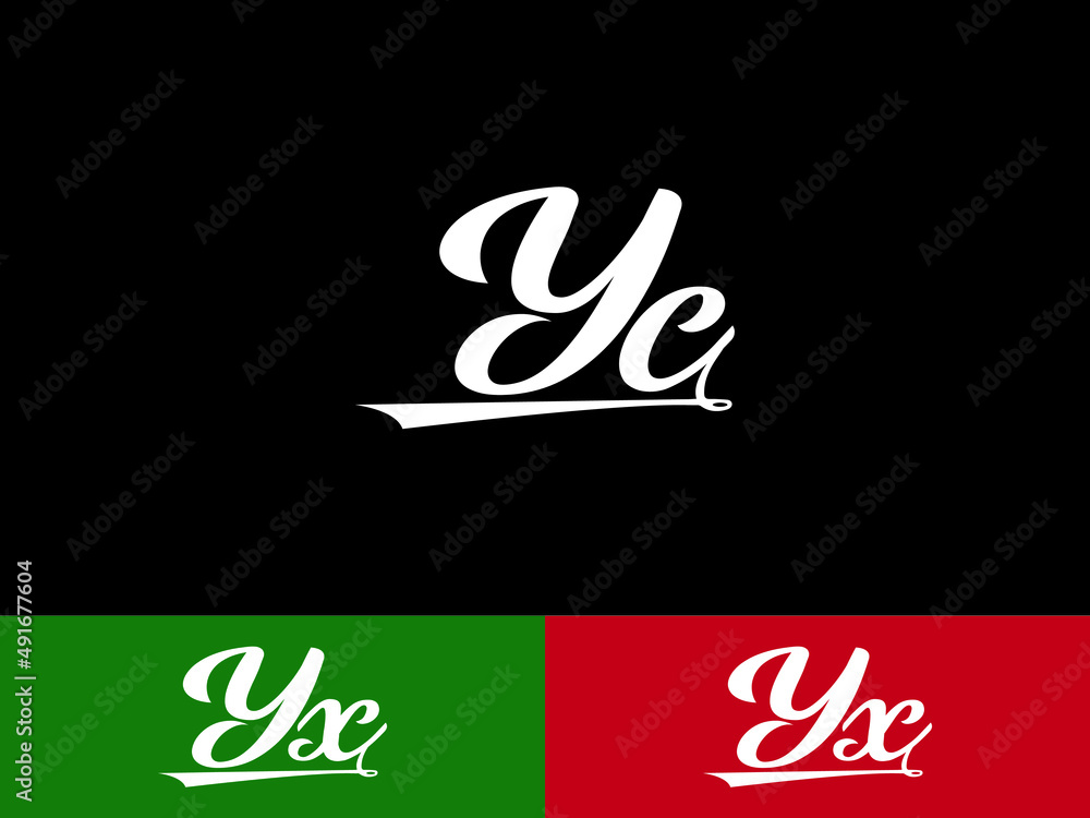 Letter YC Signature logo, Signature Yc y&c typography letter logo image ...