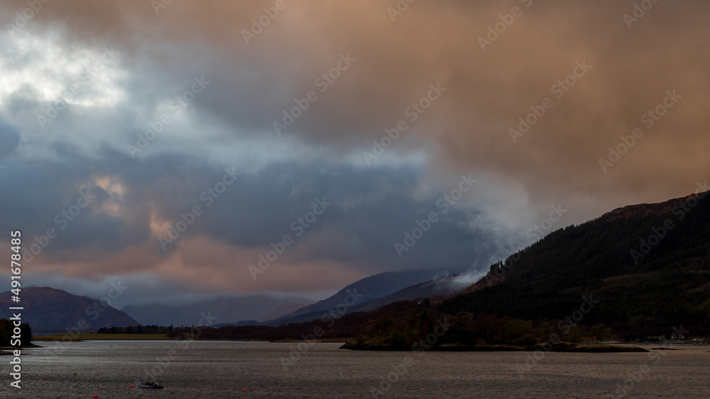 loch eil Fort William in the Scottish Highlands Stock Photo | Adobe Stock