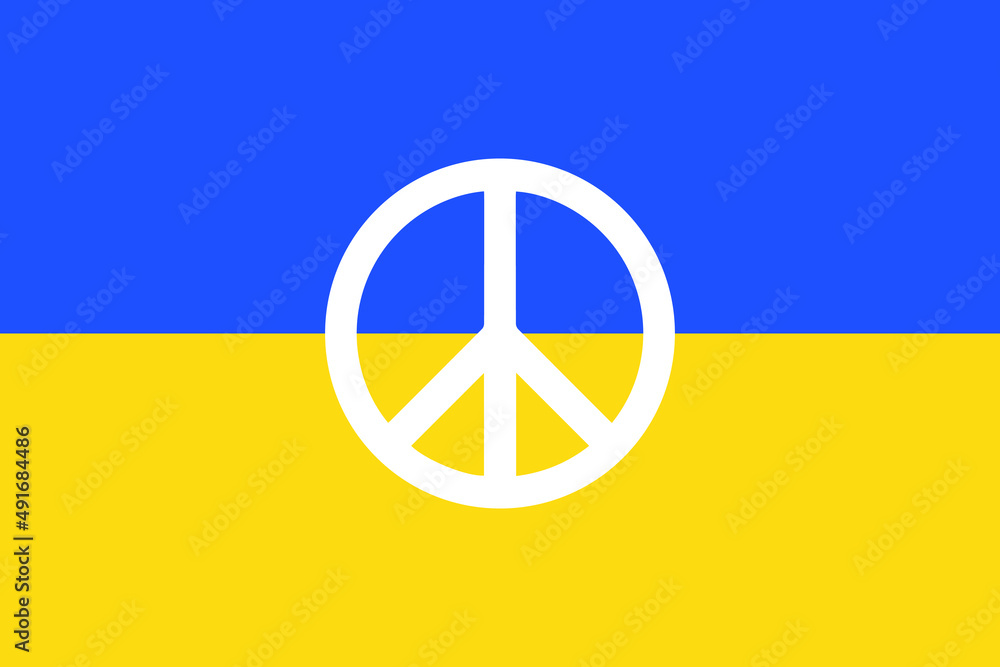 Ukraine flag. Ukraine's official flag with the correct color and ...