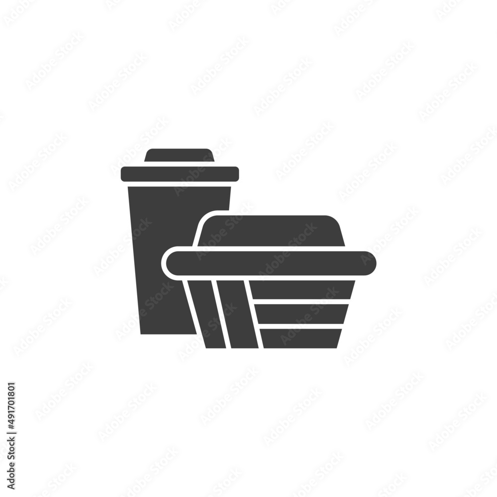 containers icons symbol vector elements for infographic web Vektor Stok ...