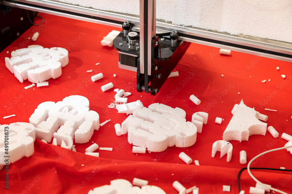 Polystyrene Cutter Plotter. The cutter is a plotter that uses the hot ...