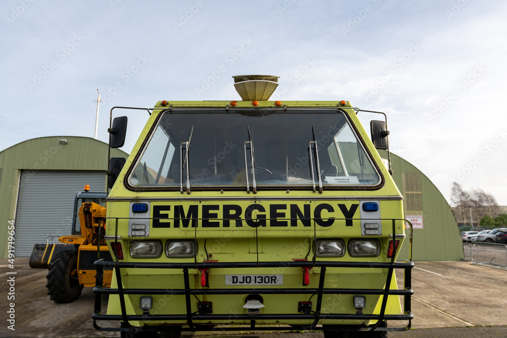 Reynolds Broughton Chubb Pathfinder fire truck Stock-Foto | Adobe Stock