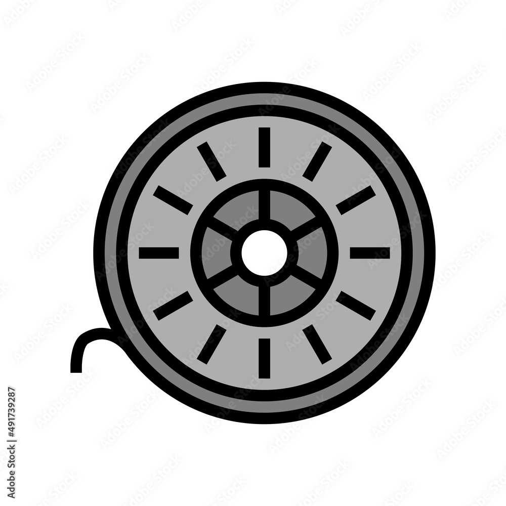 polylactic acid pla thermoplastic color icon vector. polylactic acid ...