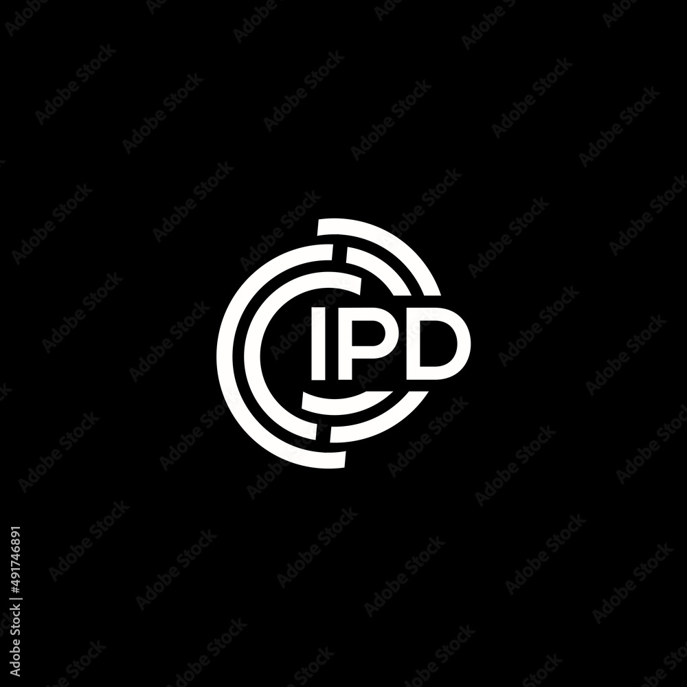 IPD letter logo design. IPD monogram initials letter logo concept. IPD ...