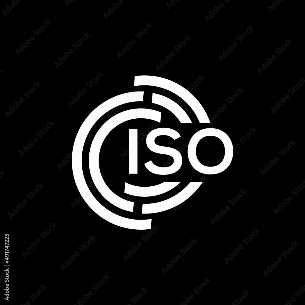 ISO letter logo design. ISO monogram initials letter logo concept. ISO ...