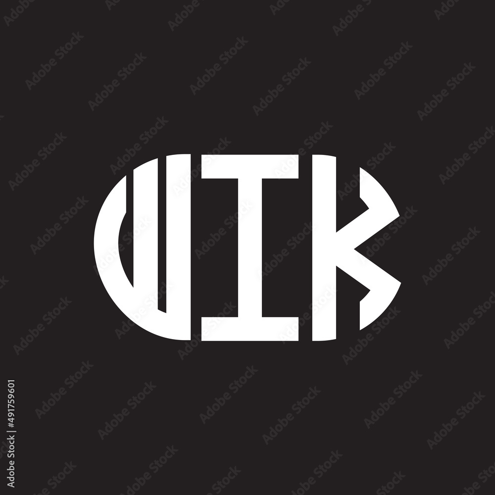 WIK letter logo design. WIK monogram initials letter logo concept. WIK ...