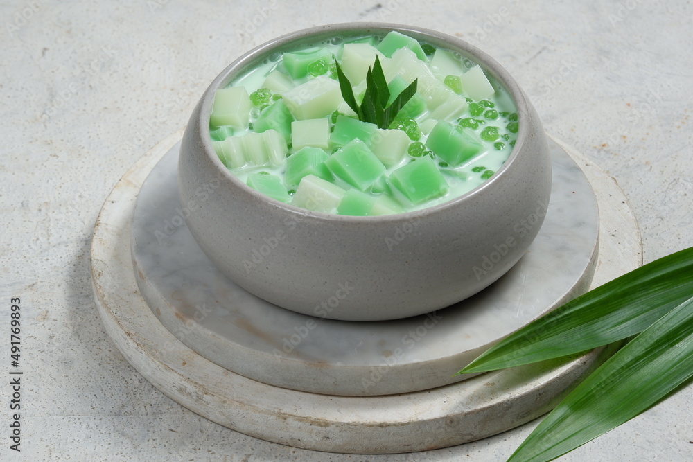 Buko salad or buko pandan, usually sliced as a young coconut salad,is a ...