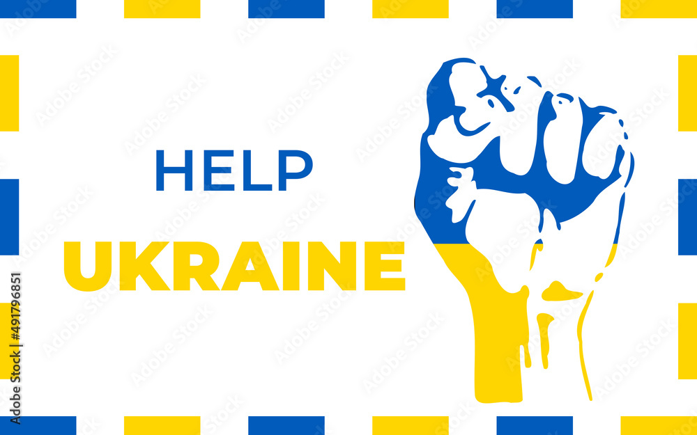 Stand With Ukraine. Russia Ukraine War Background. Patriotic and ...