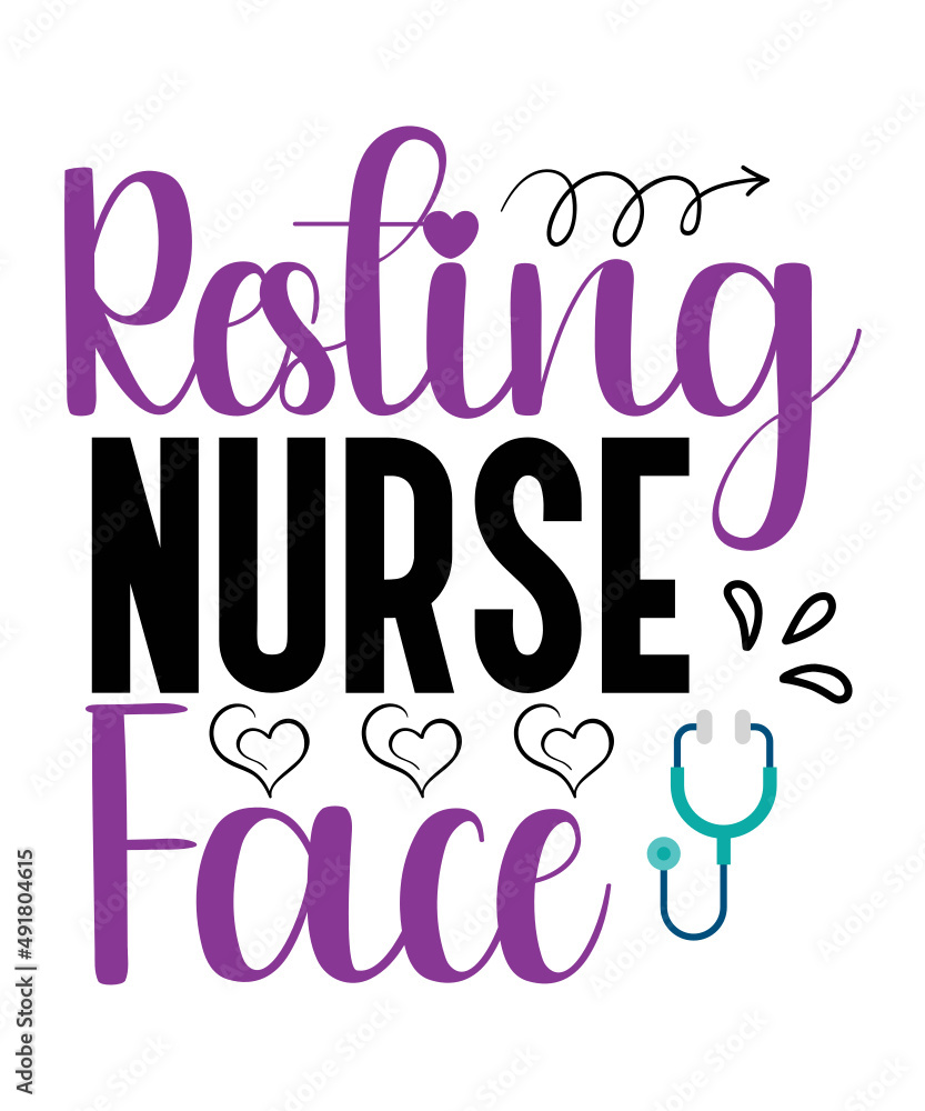 Nurse Svg, Nurse Quote Svg, Strong, Smart, Caring, Compassionate, Loyal ...