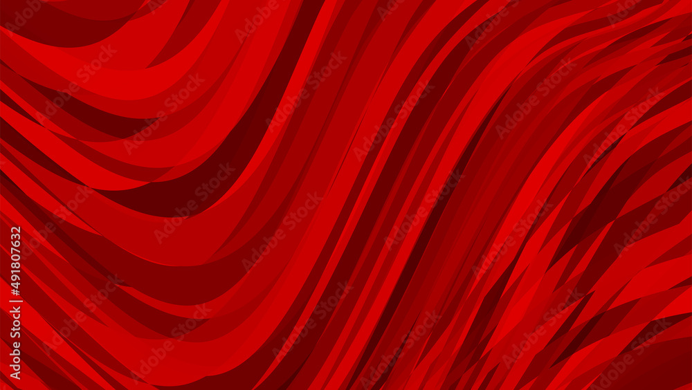 Red geometric vector background, can be used for cover design, poster ...