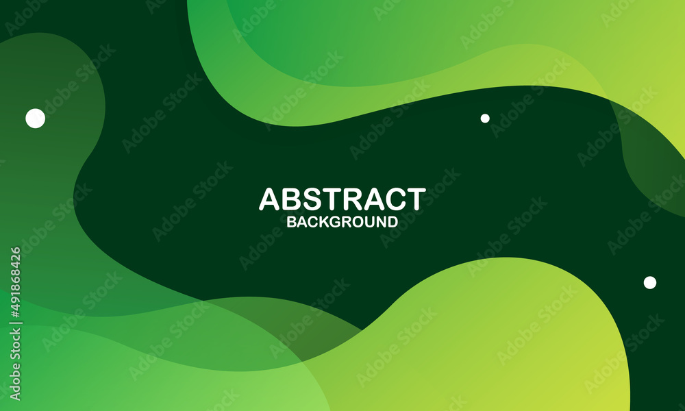 Abstract green background. Vector illustration Stock Vector | Adobe Stock