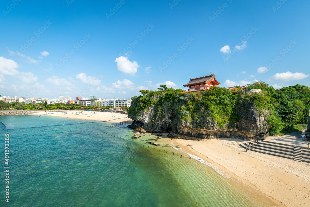 Naminoue Beach in Naha, Okinawa, Japan Stock Photo | Adobe Stock