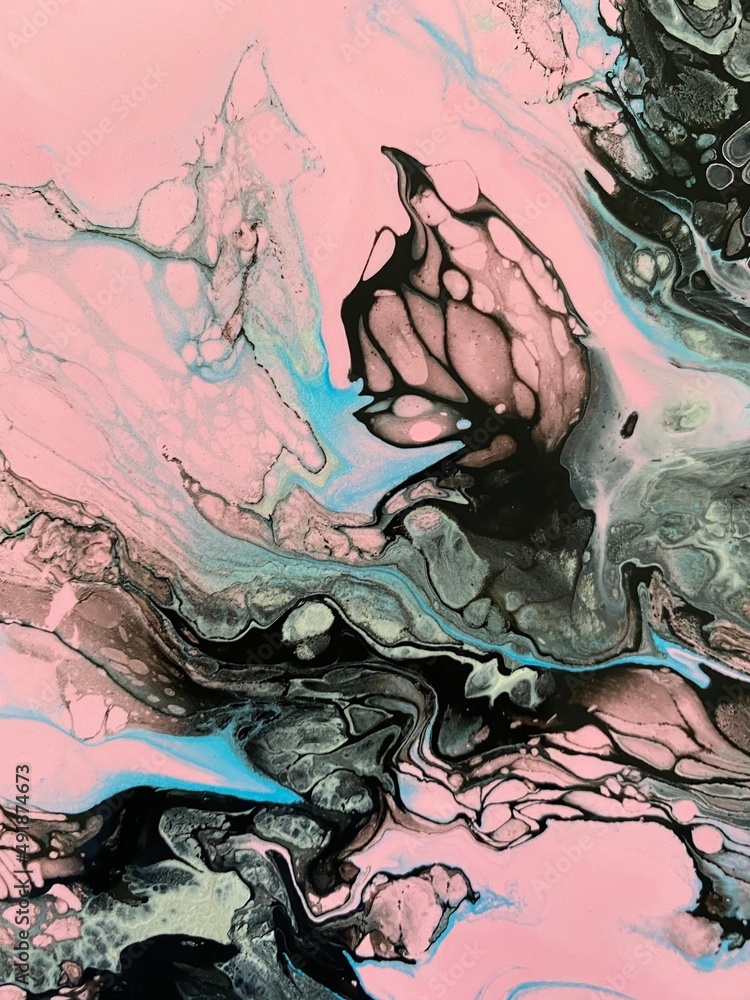 Abstract fluid art background illustration wallper unique artwork ...