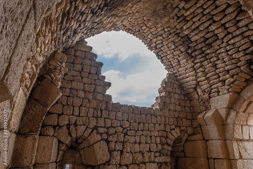 Interior view of a restored Hall beneath the South Western Tower in ...