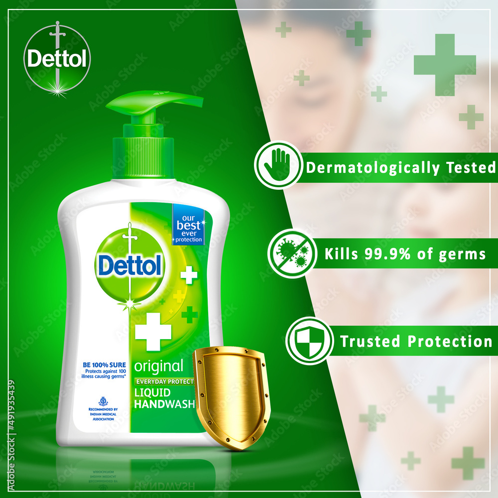 dettol soap Stock Illustration | Adobe Stock