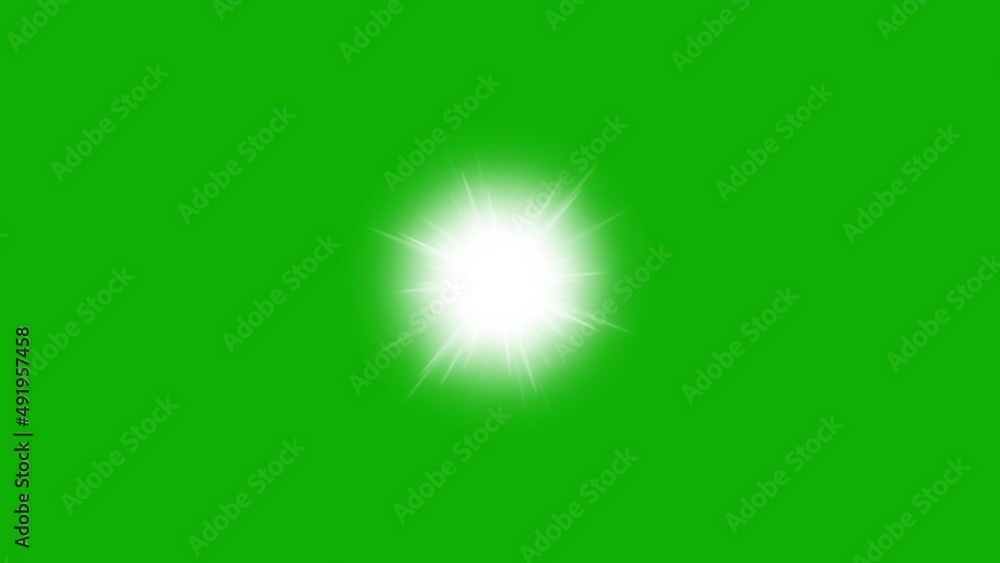 Glowing sun motion graphics with green screen background Stock Video ...