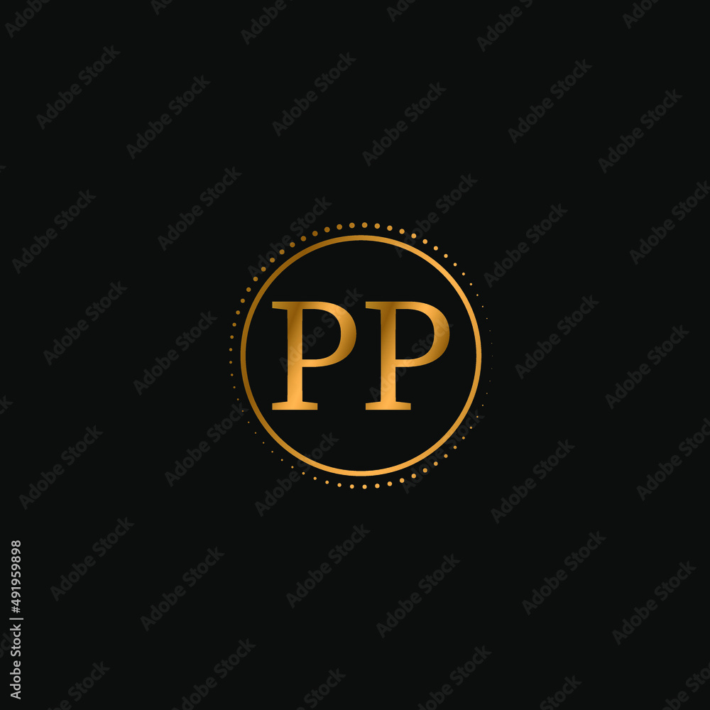 PP letter design for logo and icon.vector illustration. Stock Vector ...
