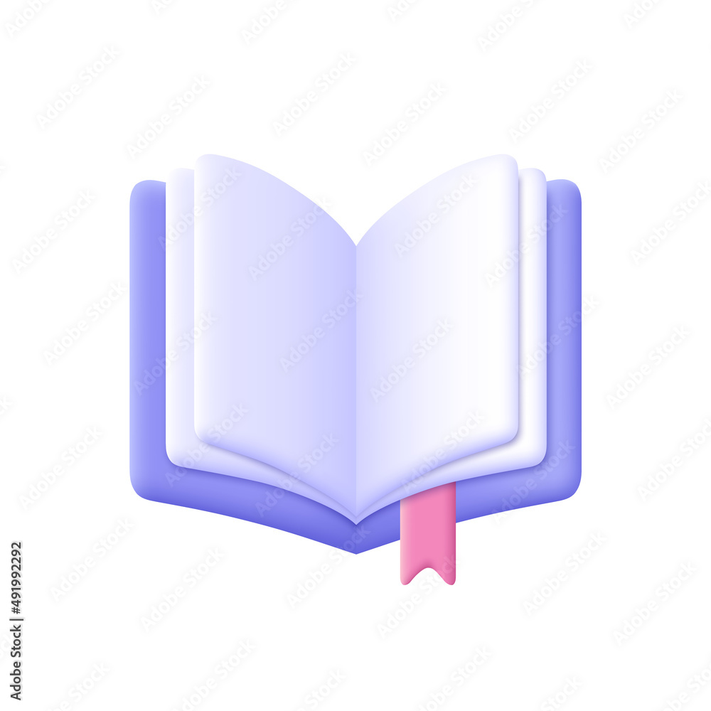 Open Book Images 3d