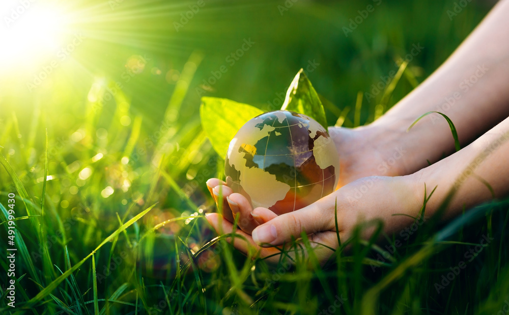 Environment day and Earth Day concept. Save clean planet, ecology ...