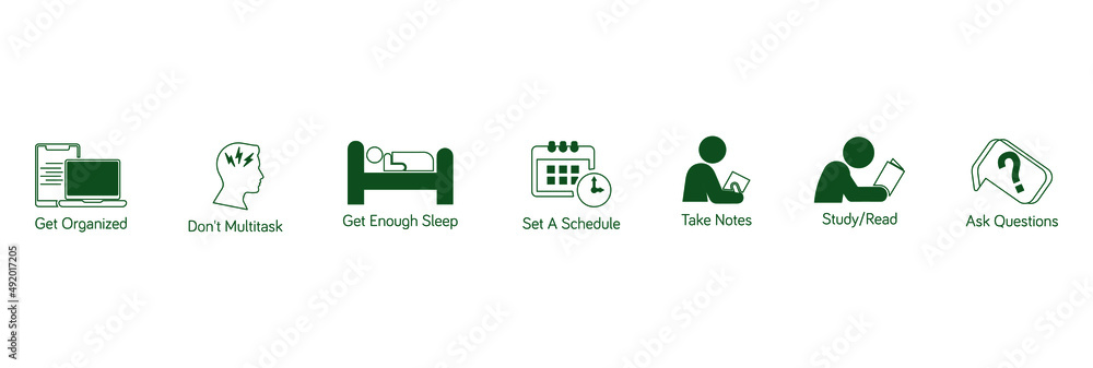 habits of successful students get organized, don't multitask, get ...