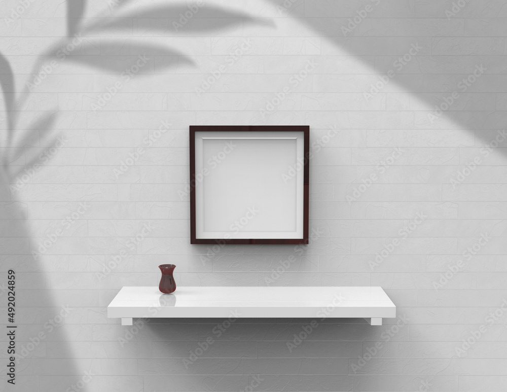 frame background using 3D rendering and geometry. Framed background ...