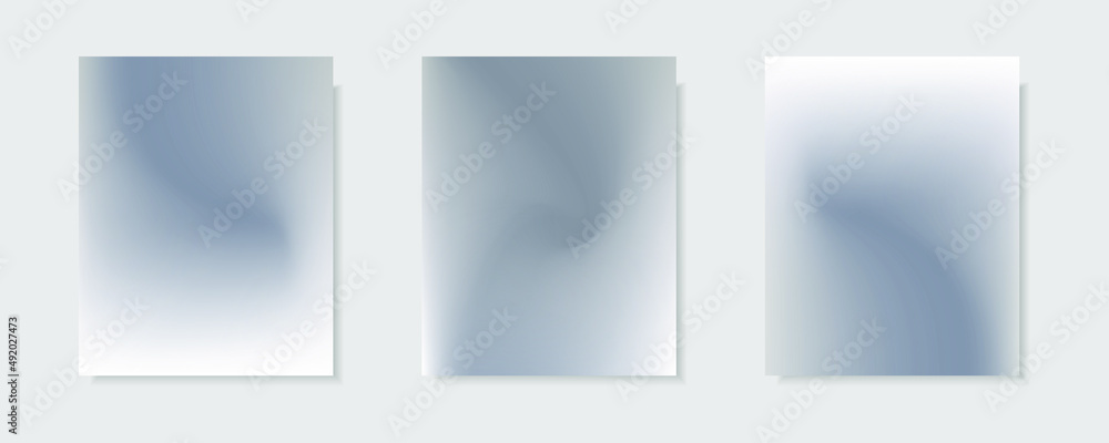 collection of abstract gray gradient vector cover backgrounds. for ...