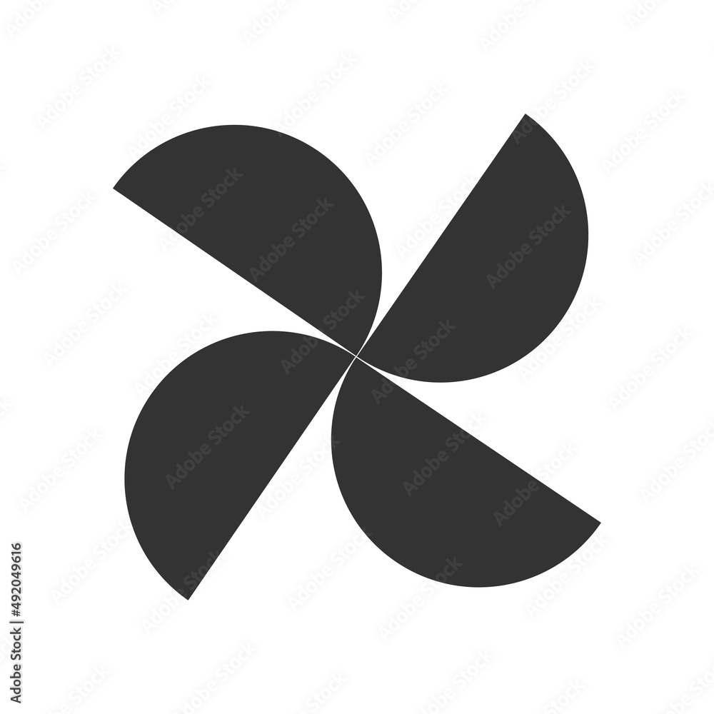 Fan icon. Propeller symbol. Sign ventilator vector. Stock Vector ...
