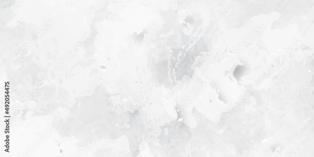 Silver ink and watercolor textures on white paper background. Paint ...